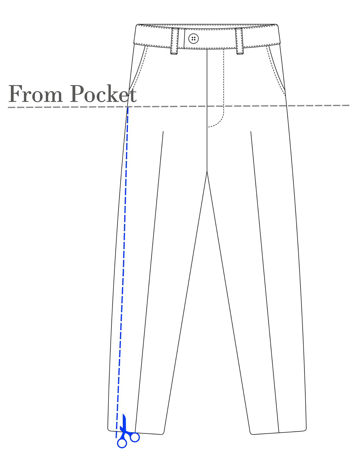Leg Taper - From Pocket – Blooms Menswear